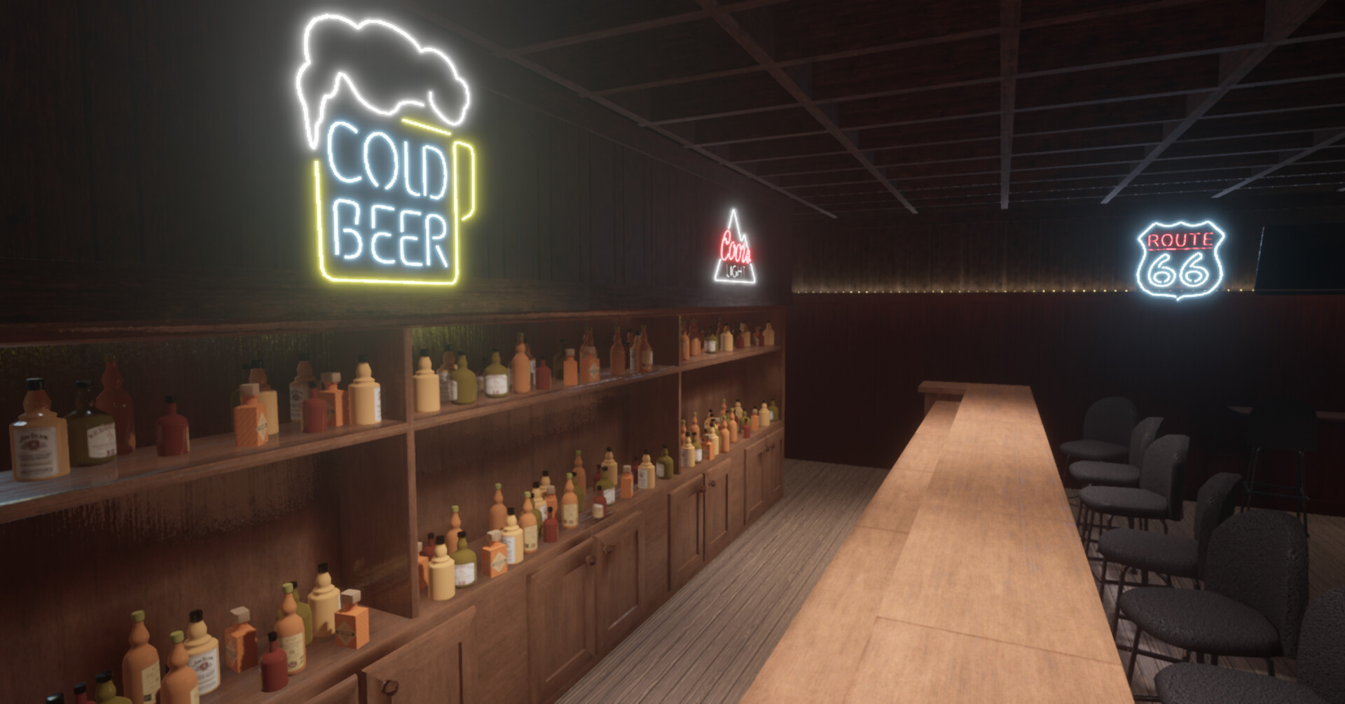 ArtStation - Bar Scene