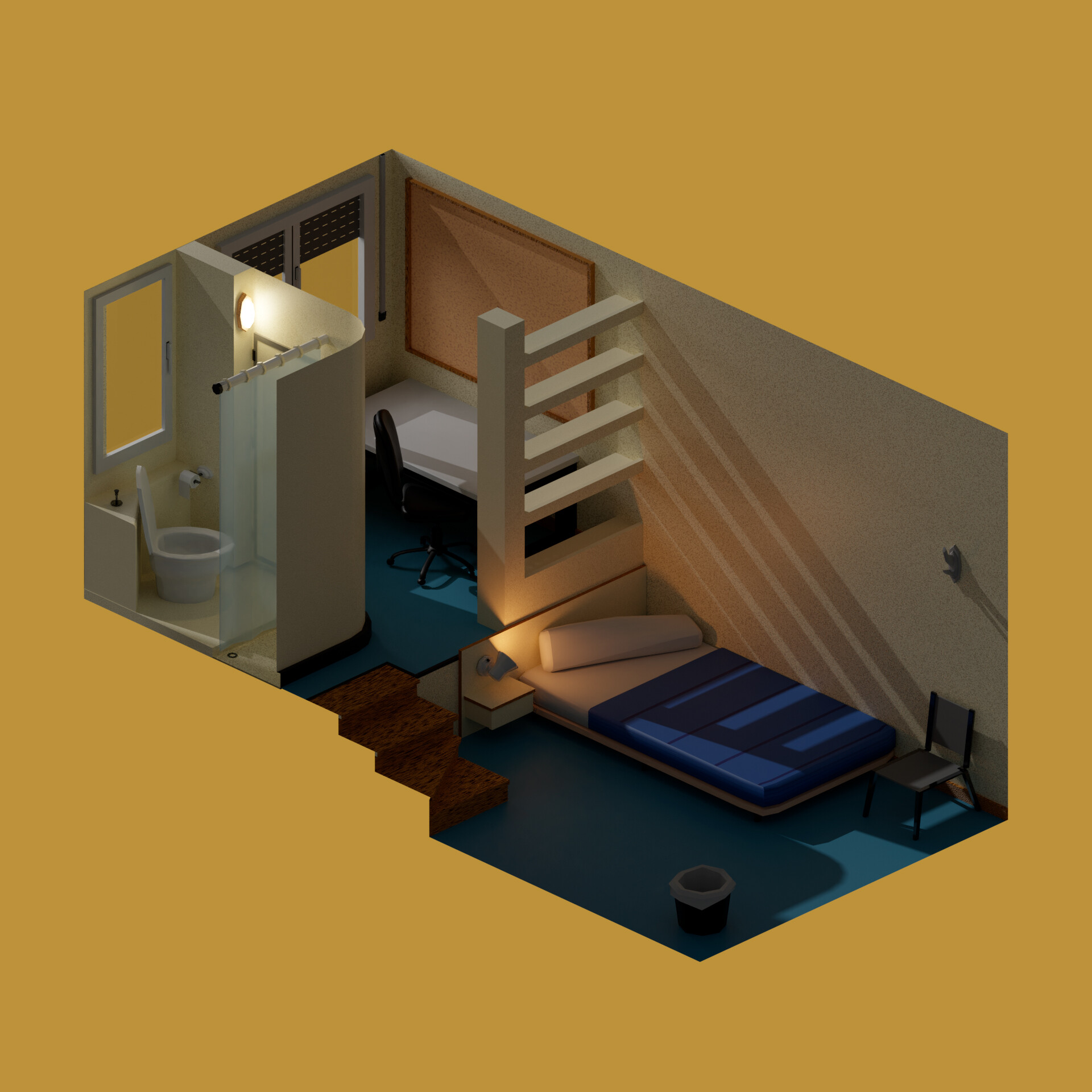 ArtStation - Isometric room