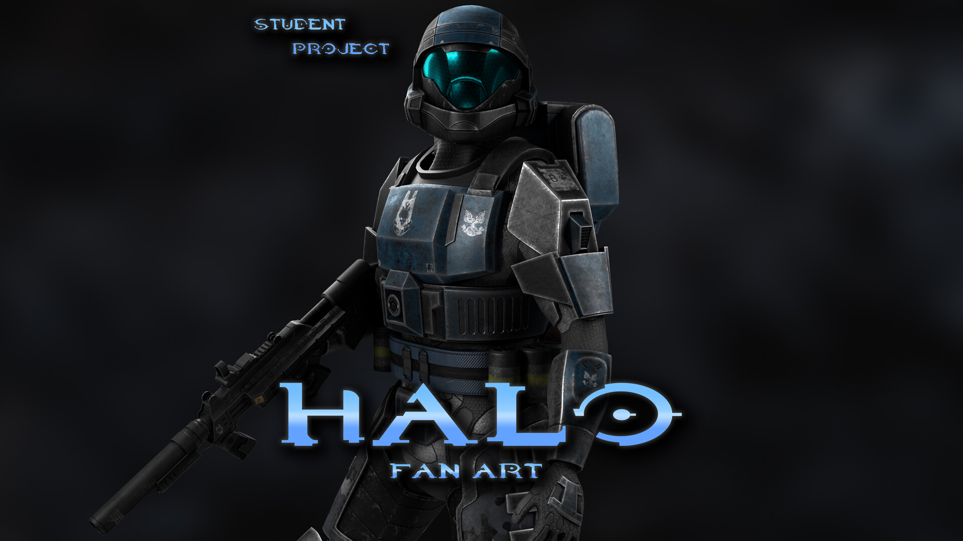 ArtStation - Hope - Halo Themed Senior Project