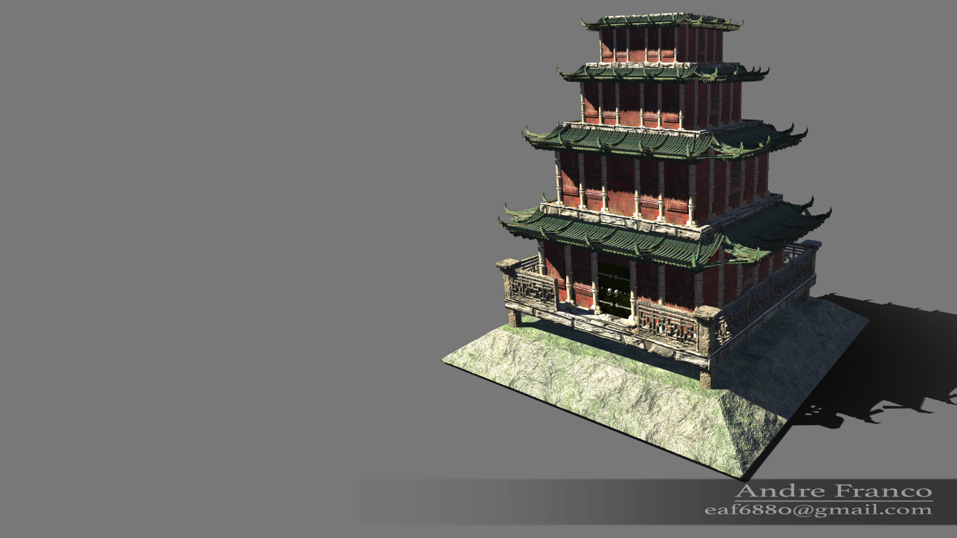 ArtStation - Buddhist Temple