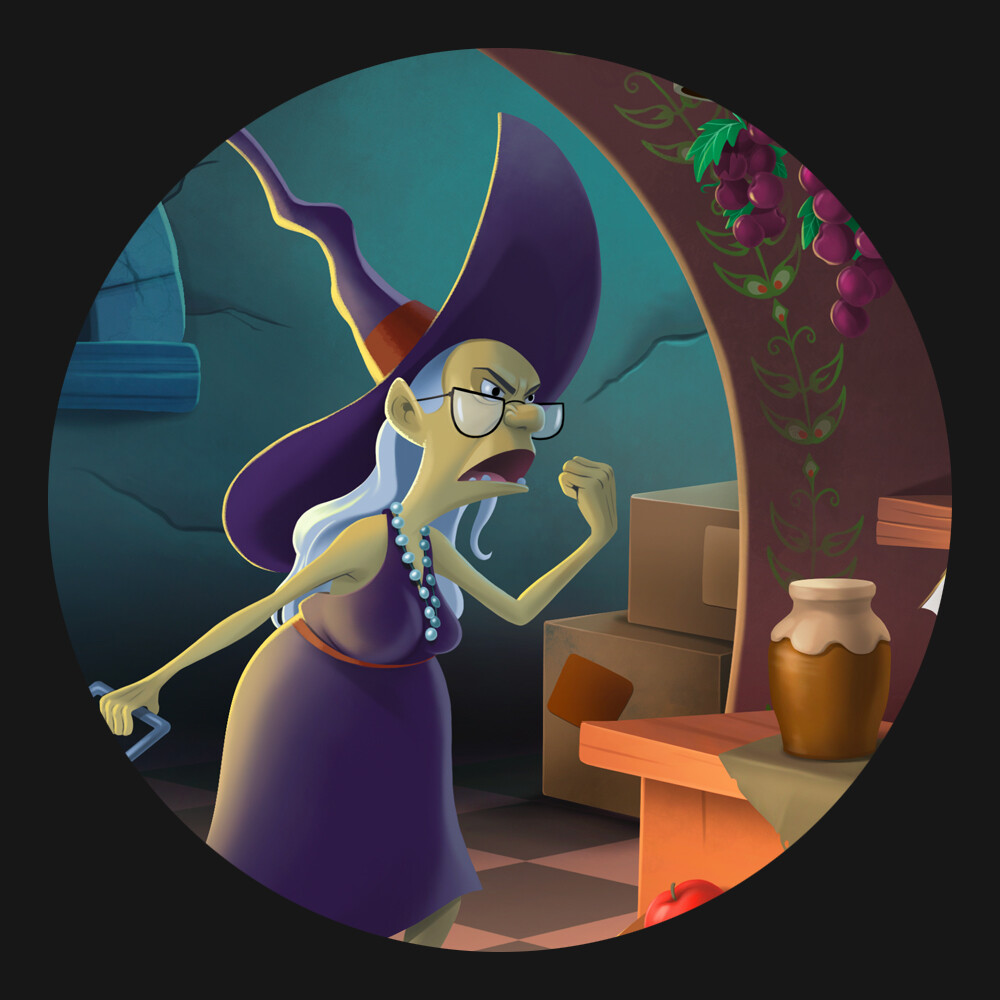 ArtStation - Grumpy Witch