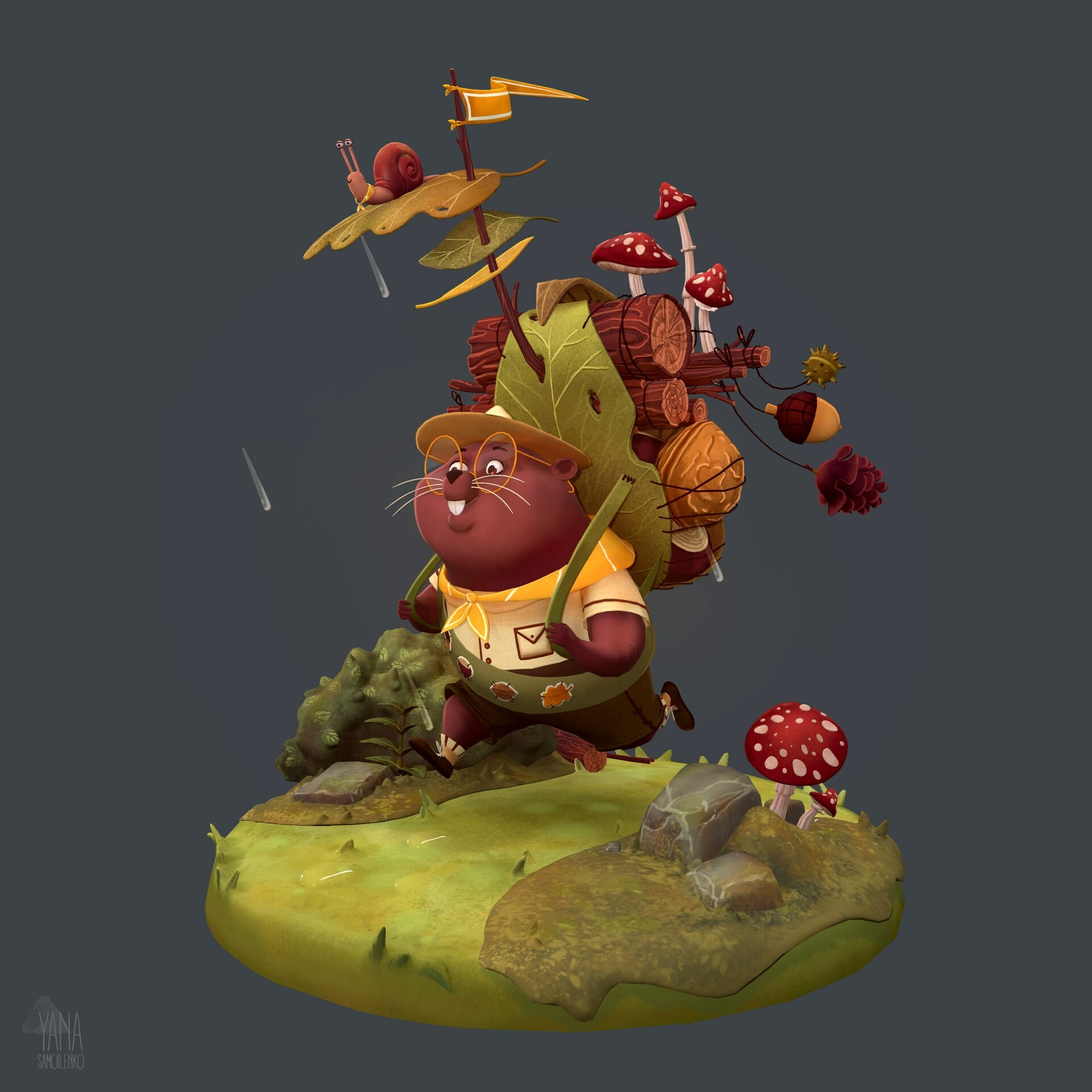 ArtStation - Beaver scout