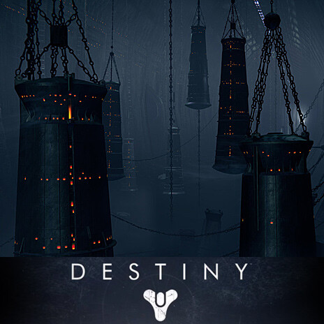Isaiah Sherman - Destiny: Hive Ship Cells Skybox