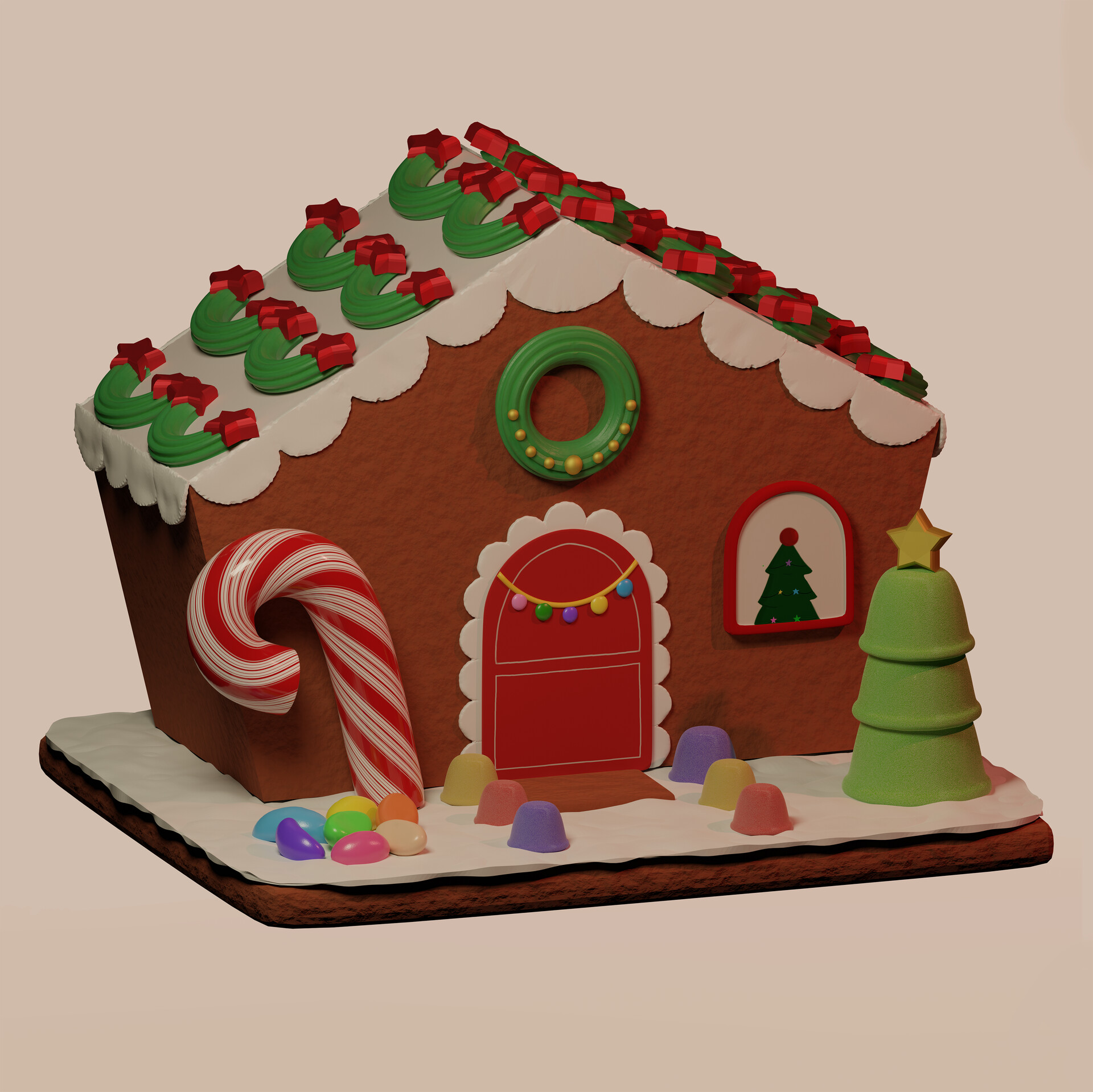 ArtStation - Gingerbread House