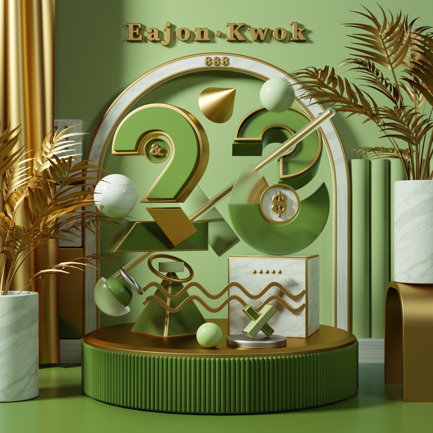 ArtStation - 3D-Abstract scene
