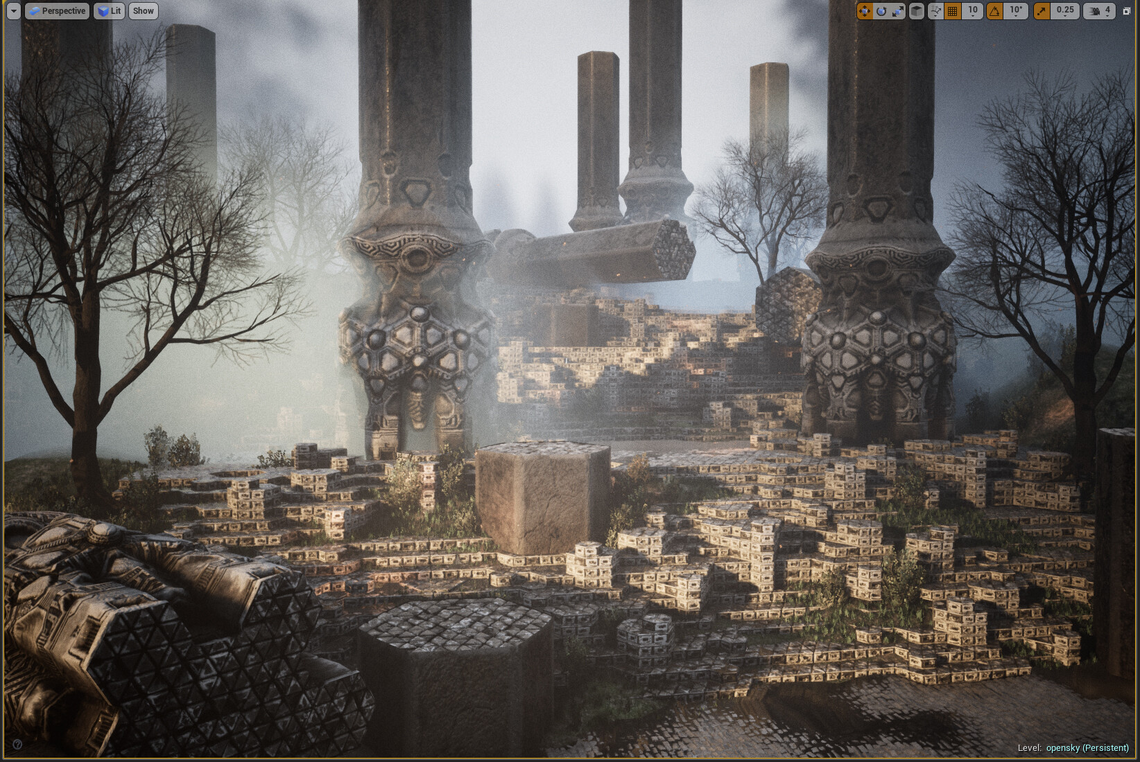 ArtStation - Ancient columns (UE4)