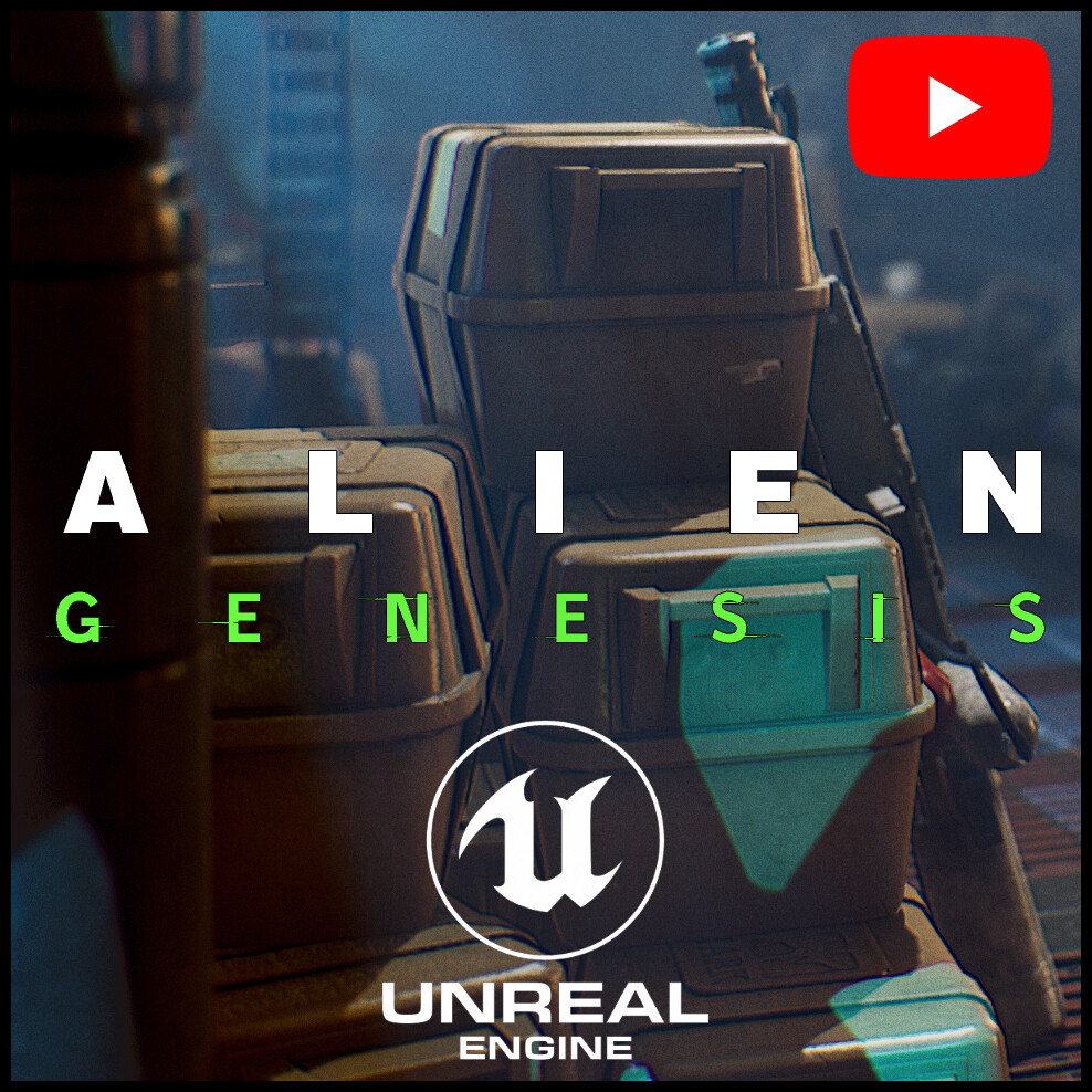 ArtStation - Alien Genesis - Unreal engine 4.21 - video & WIPs