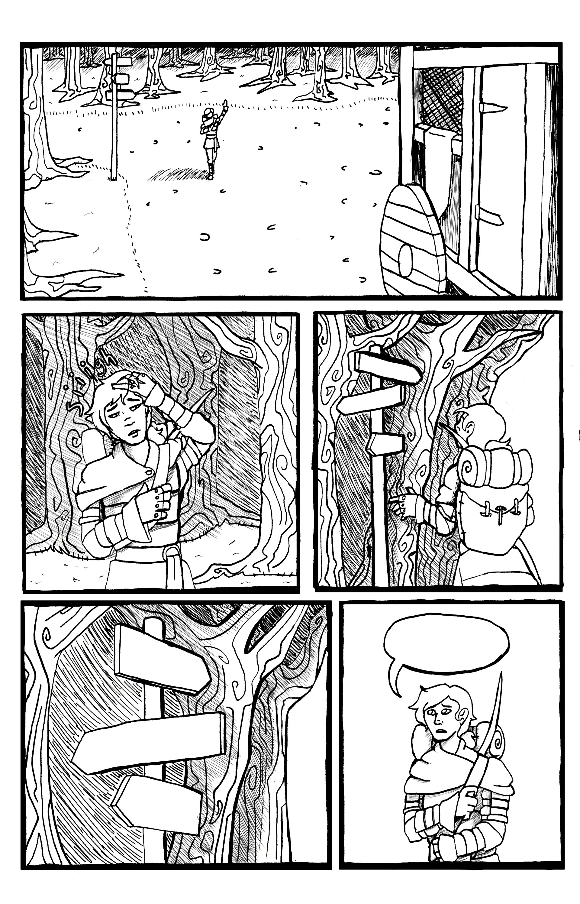 ArtStation - Scrapped Comic - 'Cursed'