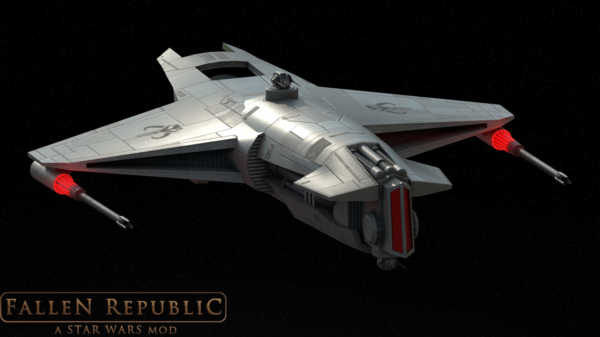 ArtStation - Fallen Republic Mandalorian Krayt- class Corvette