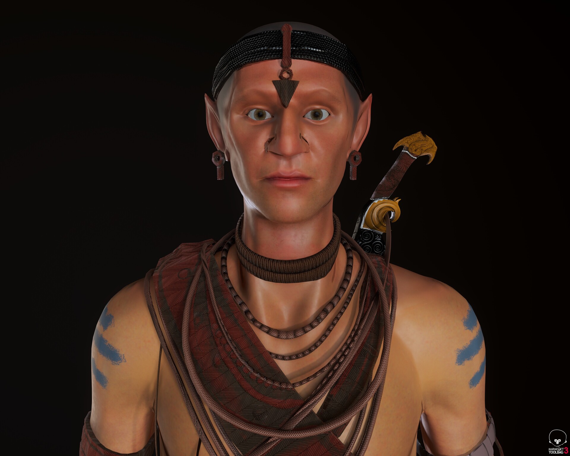 ArtStation - " HUMAN TRIBAL MAN