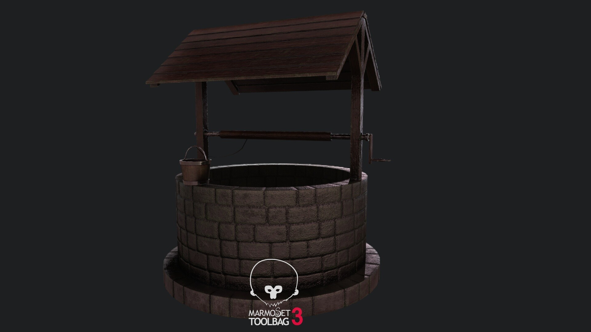 ArtStation - water well prop