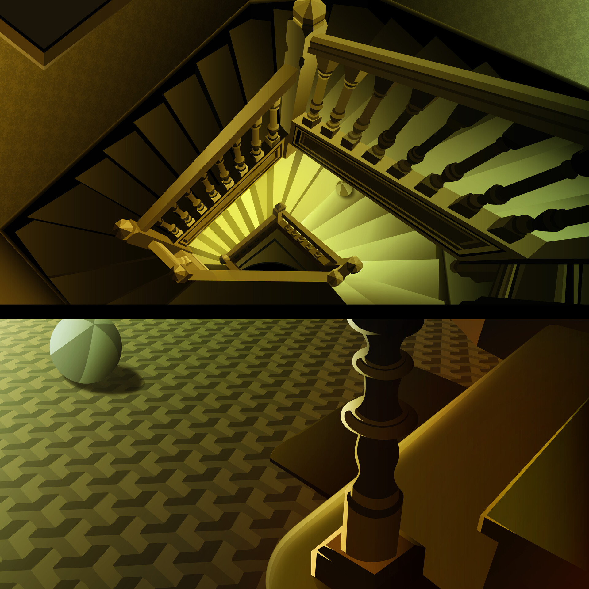 ArtStation - hotel story board