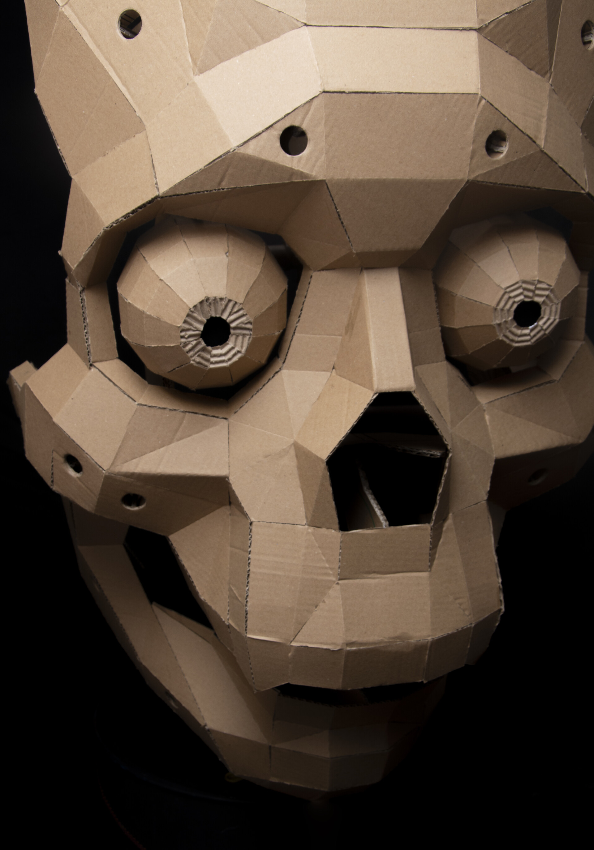 ArtStation - Skull cardbox prop