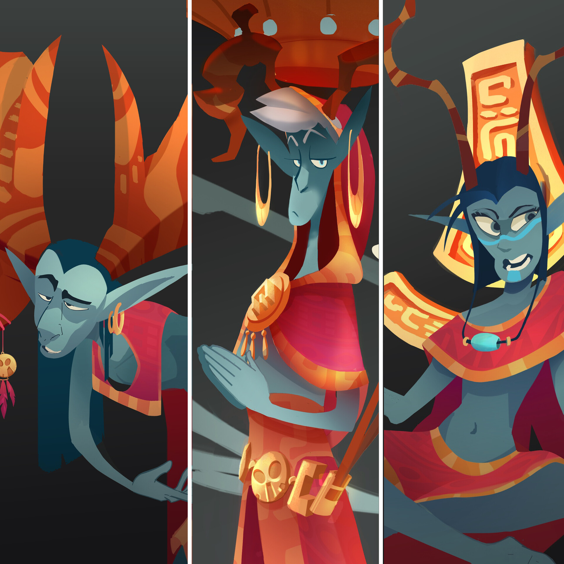 ArtStation - Tribal Elves Concepts