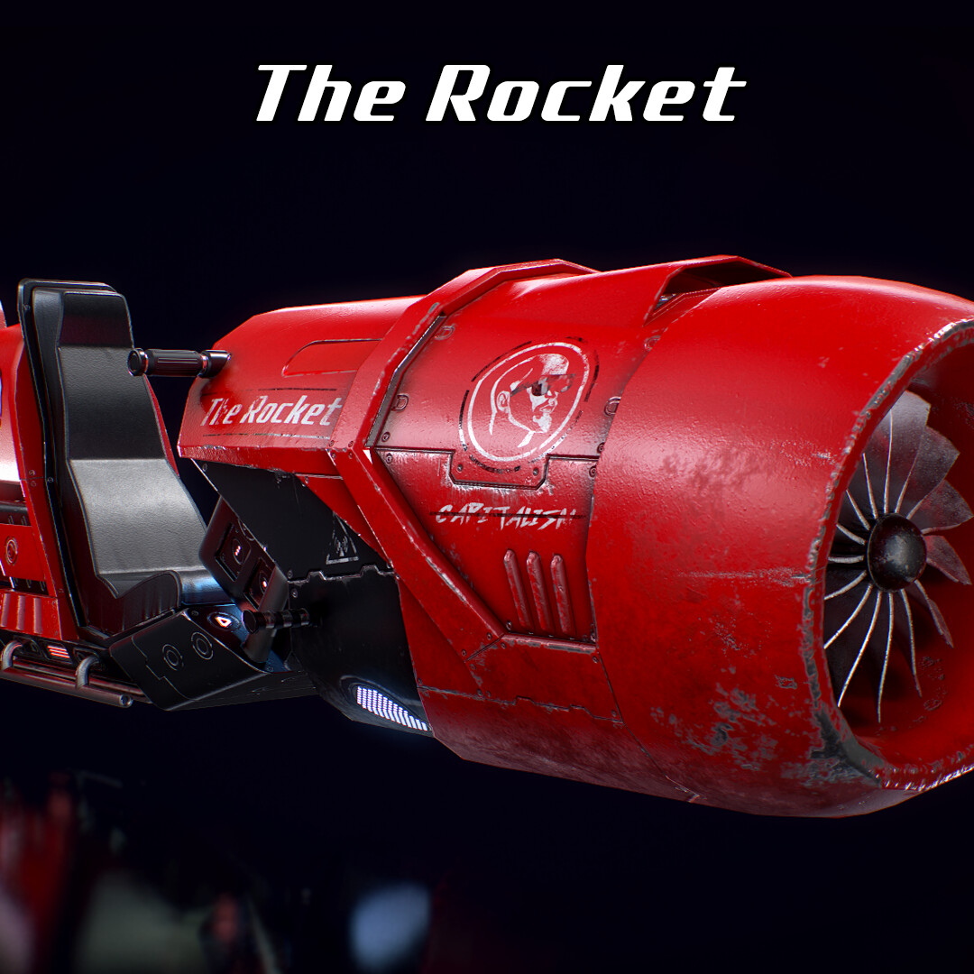 ArtStation - Hoverbike - The Rocket