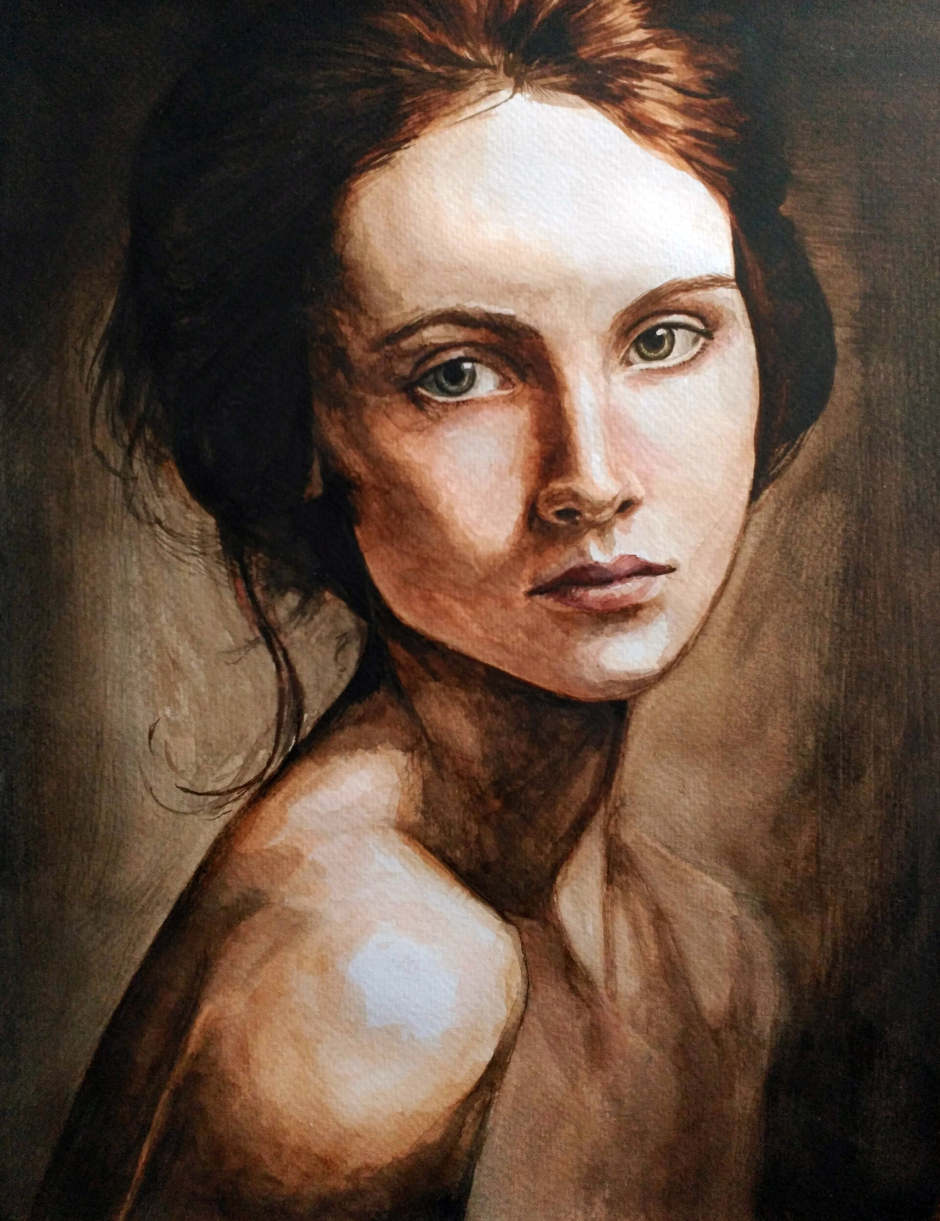 Alexis Solé - Watercolor Portrait