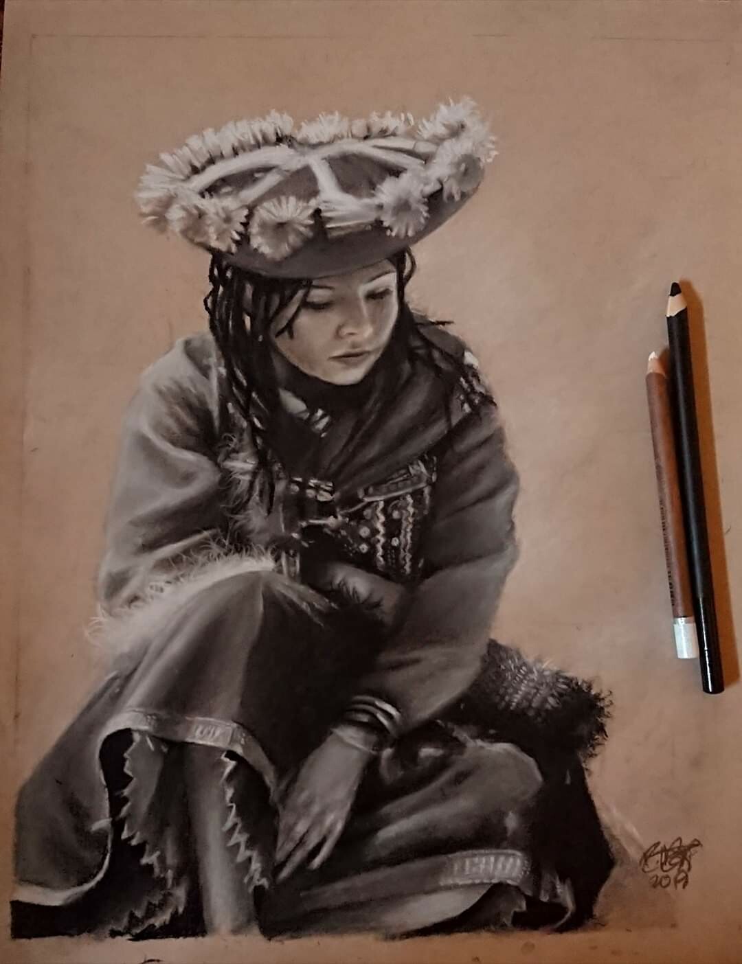 ArtStation - Recent Traditional drawing practices