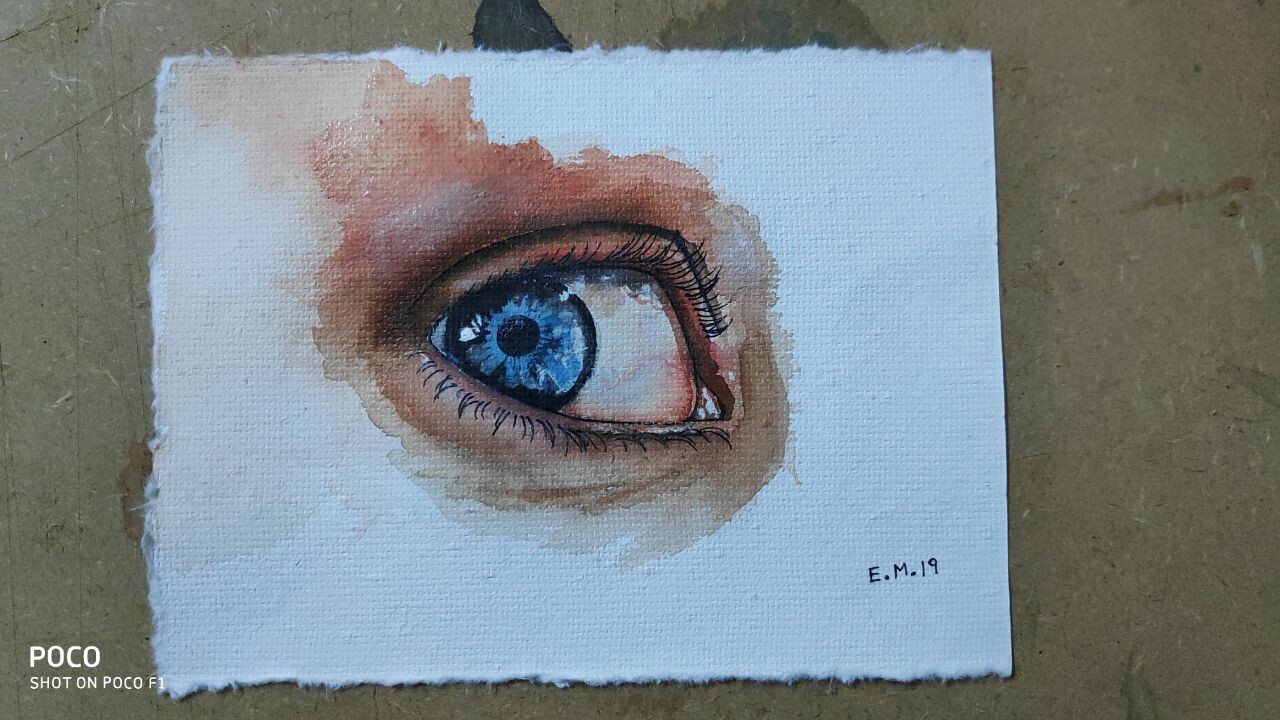 ArtStation - The side view of an eye