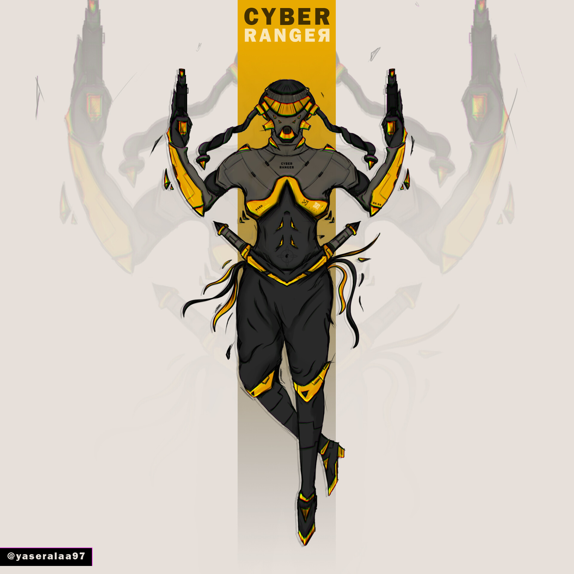 ArtStation - CYBER RANGER PT 1