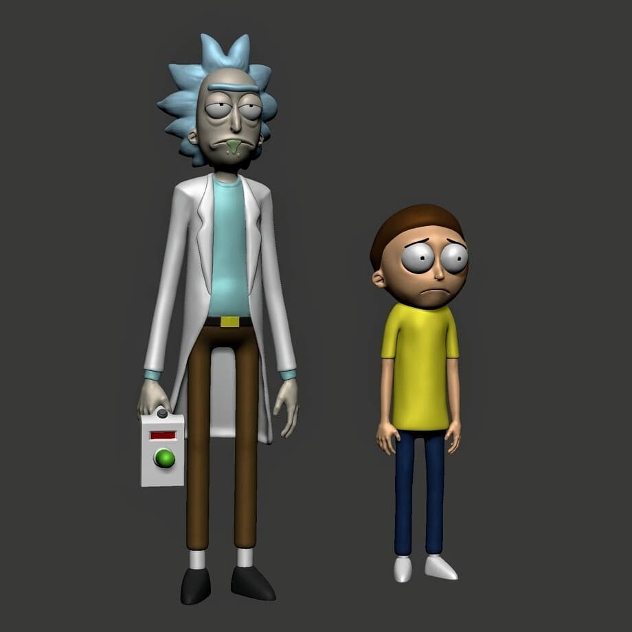 ArtStation - Rick and Morty