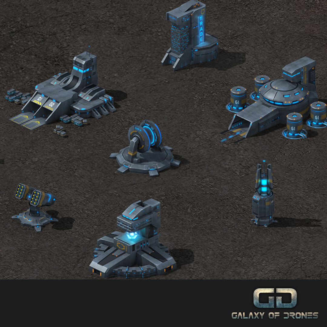 ArtStation - GoD Online - Buildings