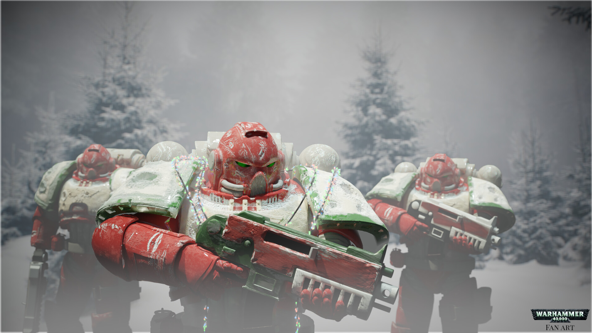 ArtStation - New Year Astartes 🎄))