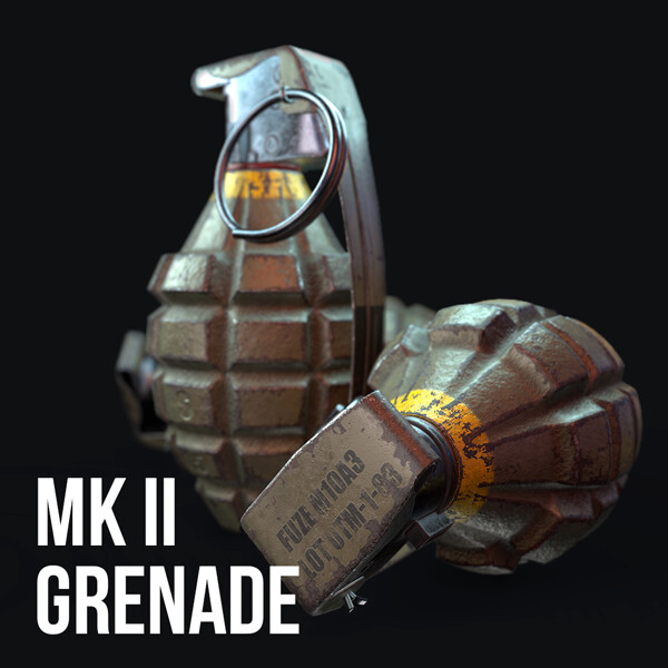ArtStation - Mk II grenade