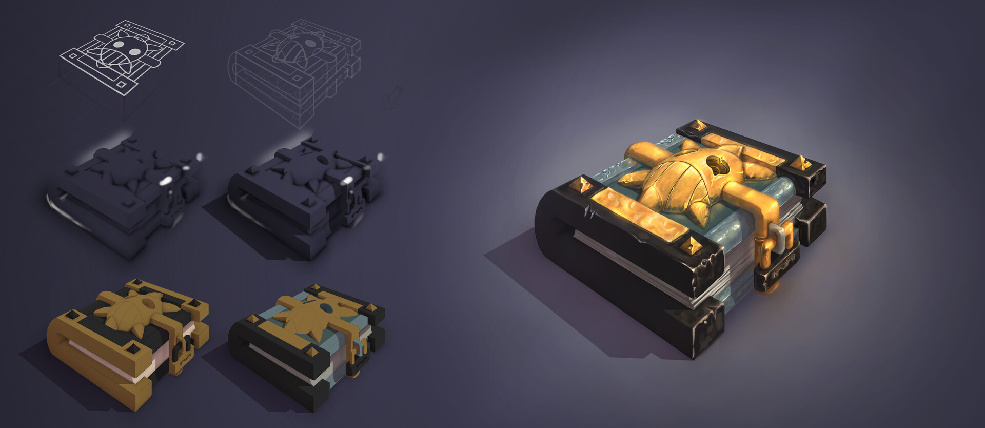 ArtStation - 2D Book concept study