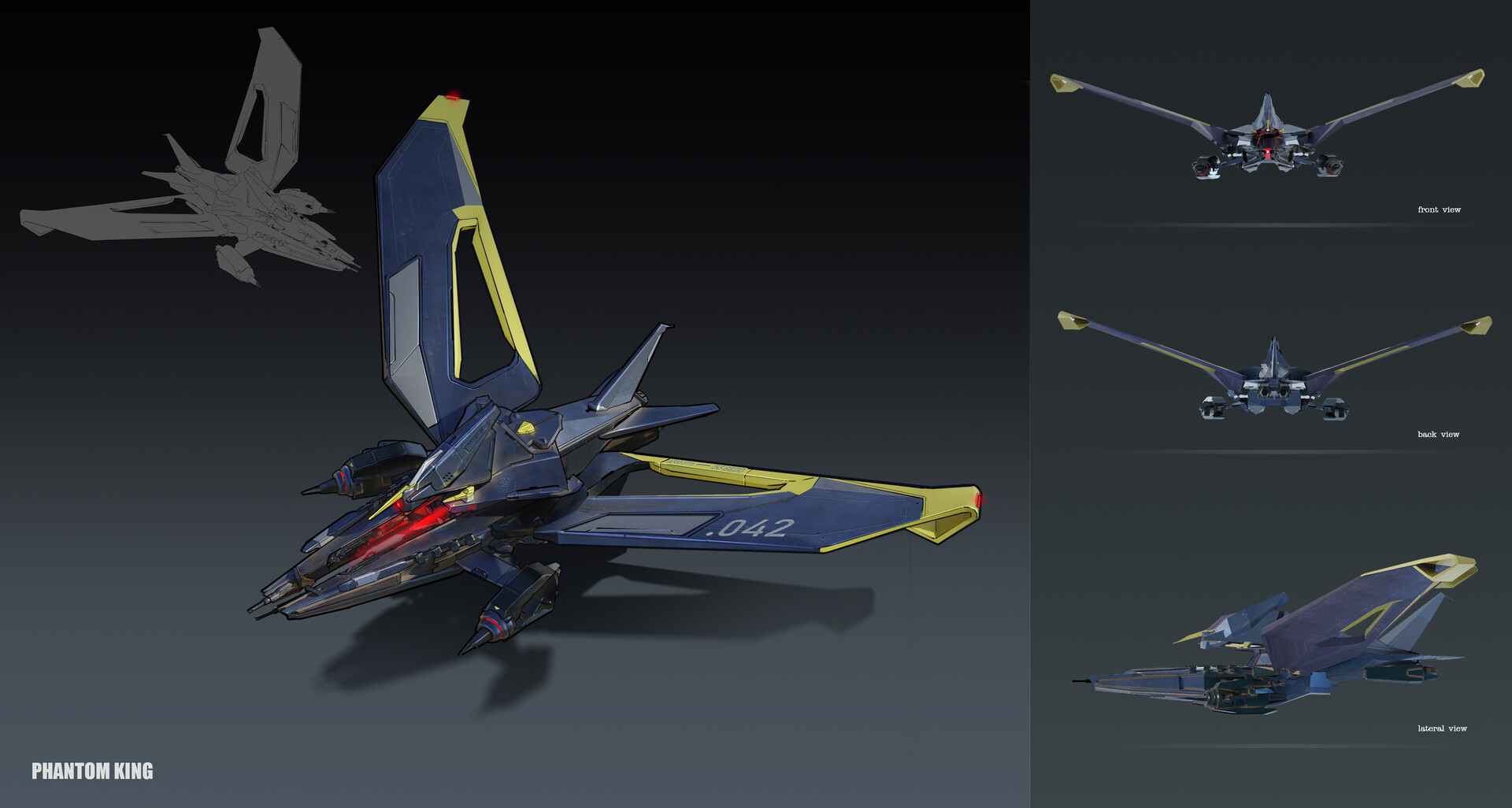 ArtStation - 飞机载具 phantom king