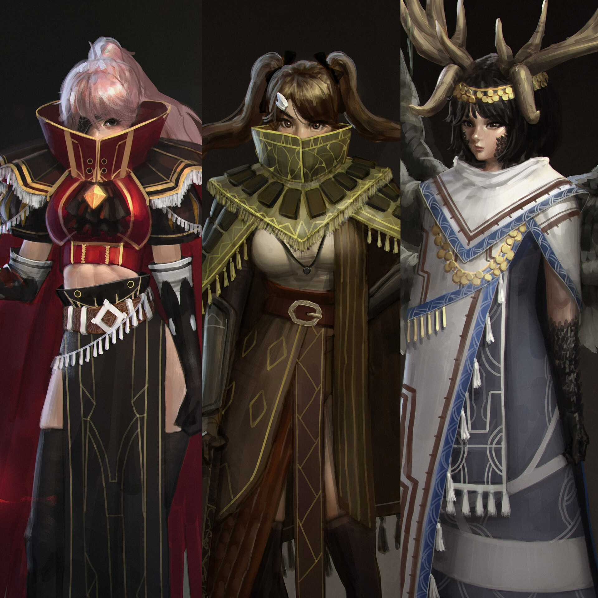 ArtStation - fantasy character designs