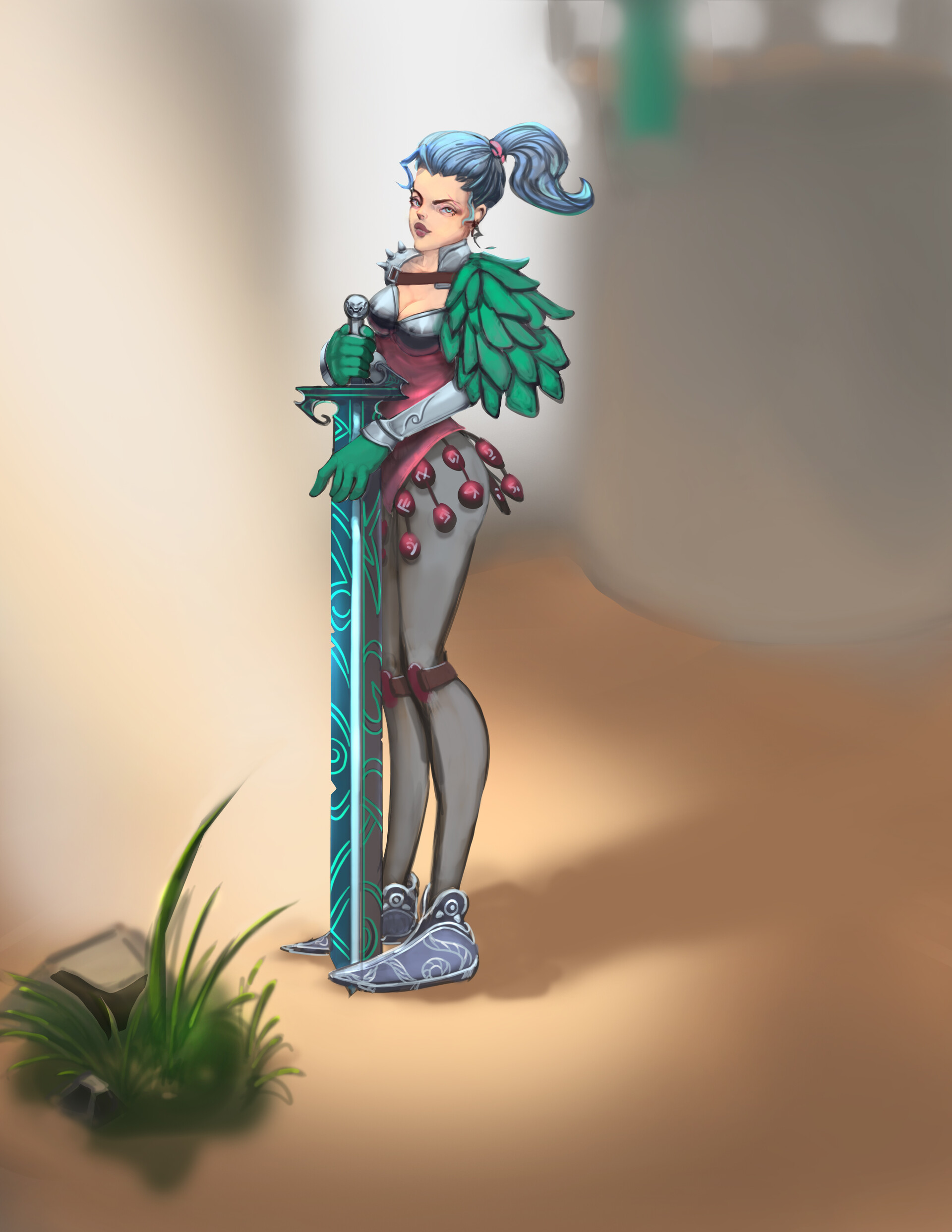 ArtStation - Dragon Slayer concept