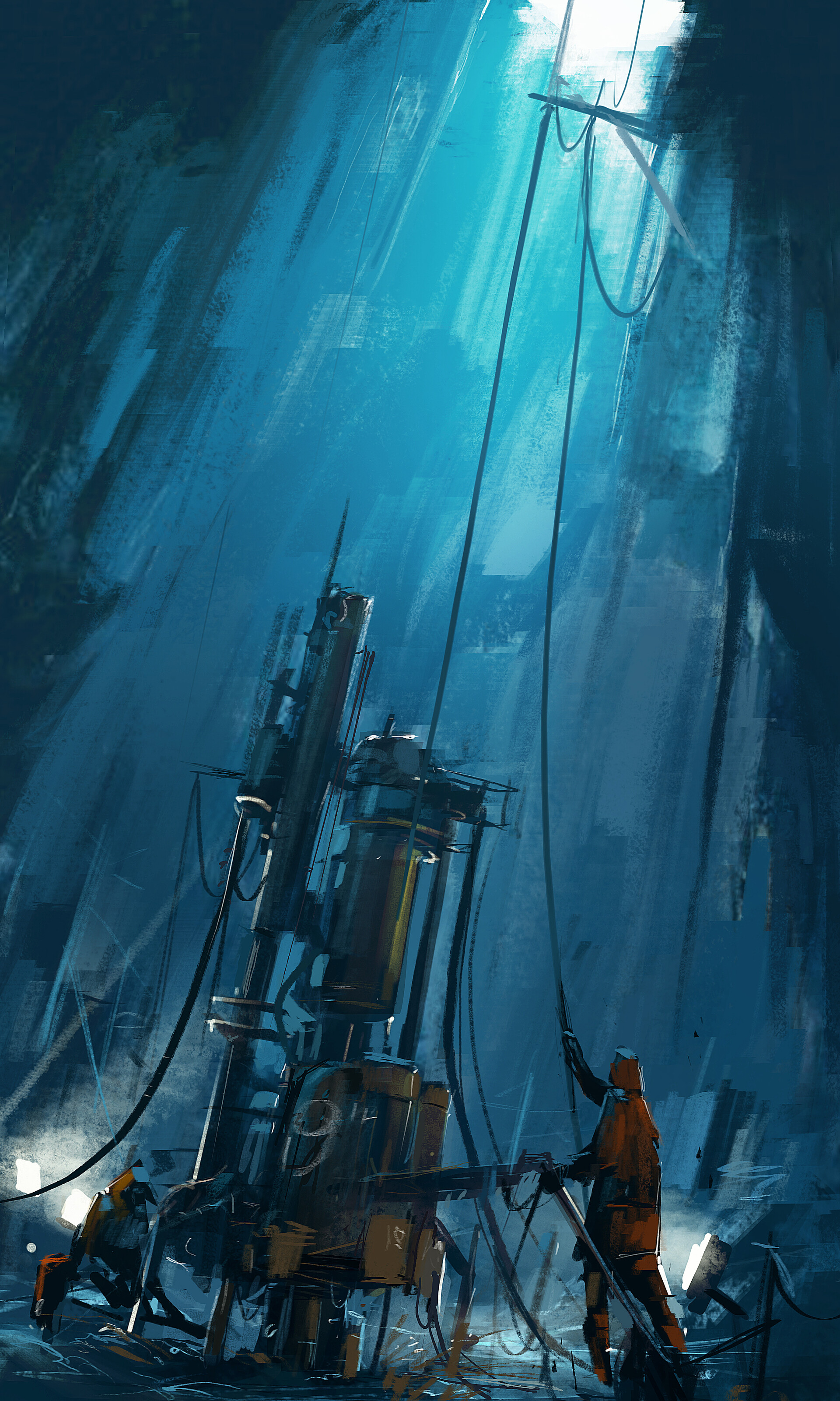 ArtStation - Arctic 01 mineral mining facility