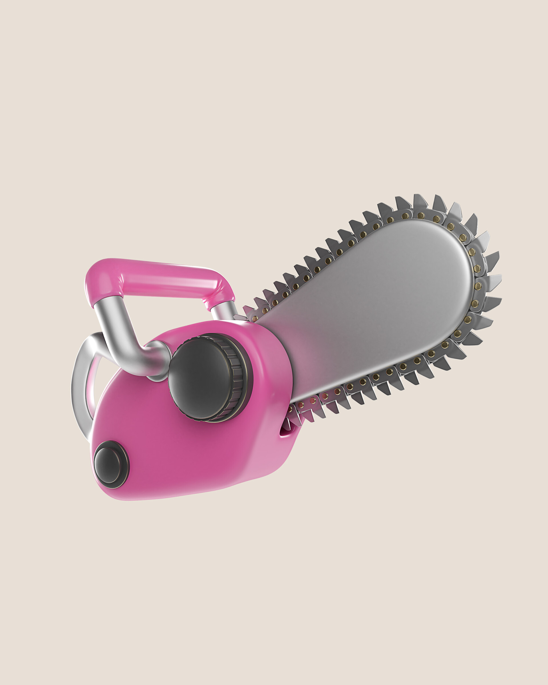 ArtStation - Itchy's Chainsaw from "The Itchy & Scratchy Show" // The ...