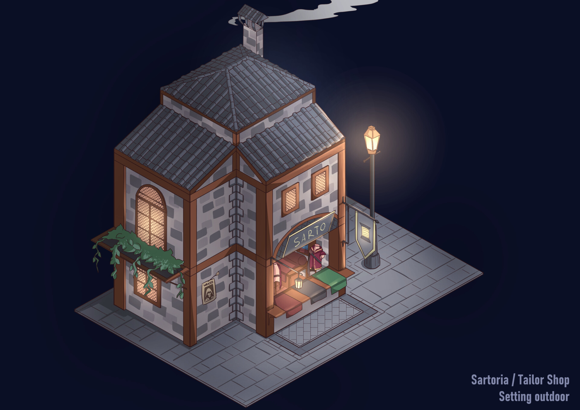 ArtStation - Environment Design for College Assignment