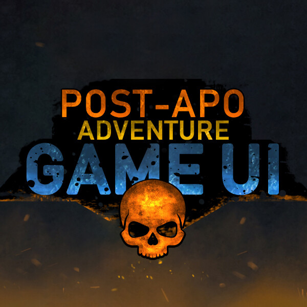 ArtStation - Post-apo Adventure Game UI