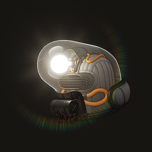 ArtStation - Lightbulb Helmet