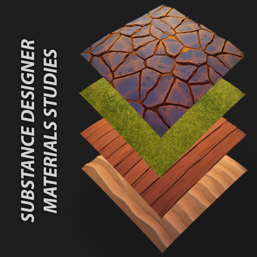ArtStation - Substance Designer Material Studies-01