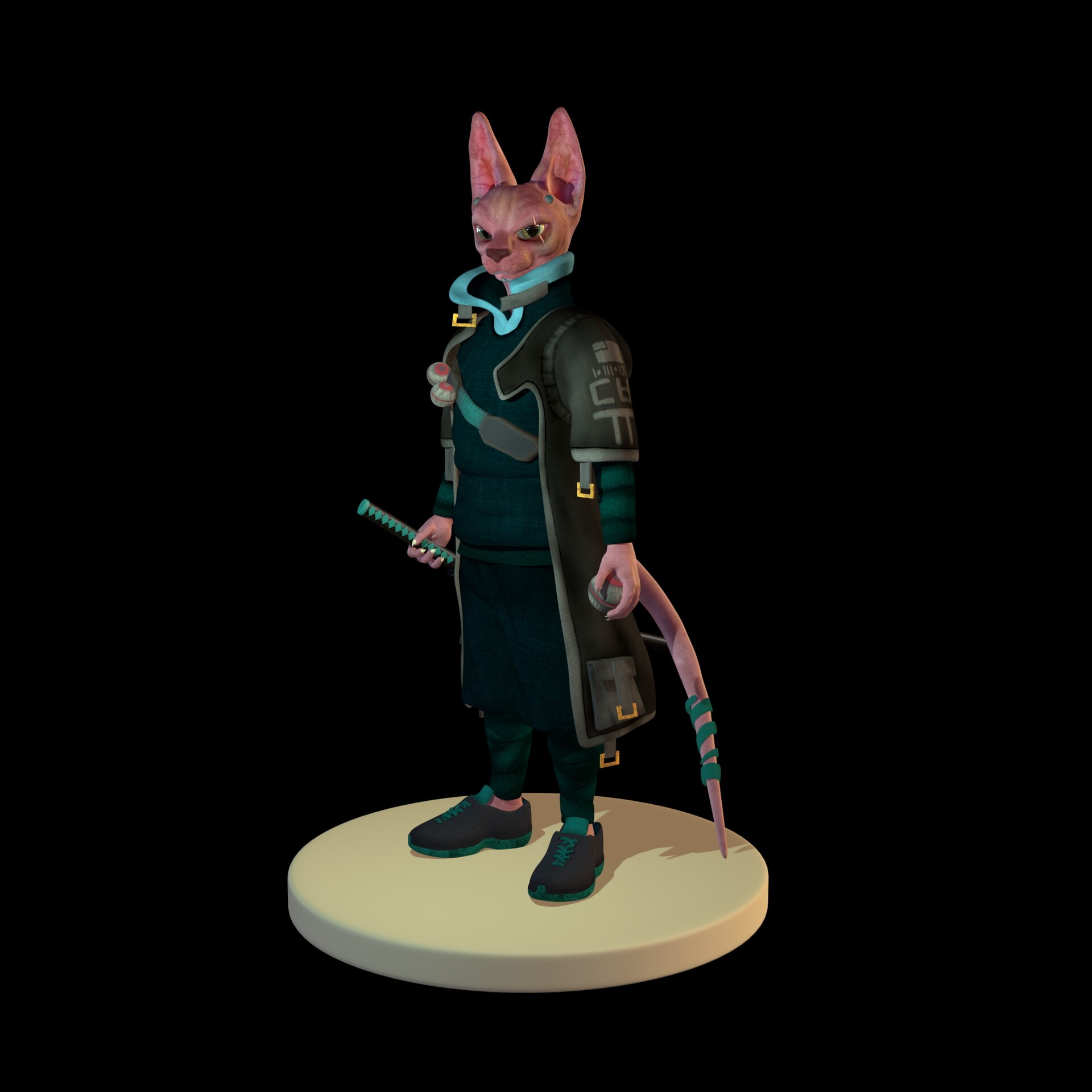 ArtStation - Cat Ninja