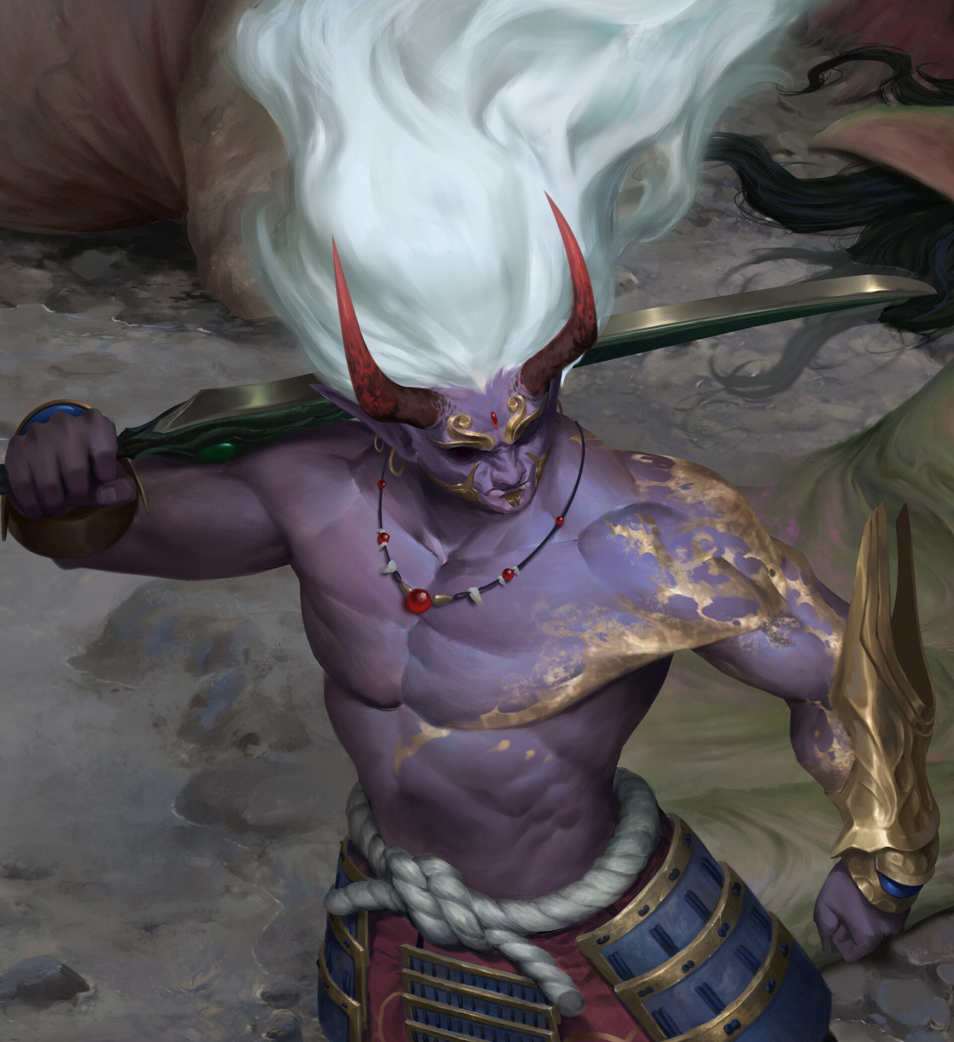 ArtStation - Oni Warrior