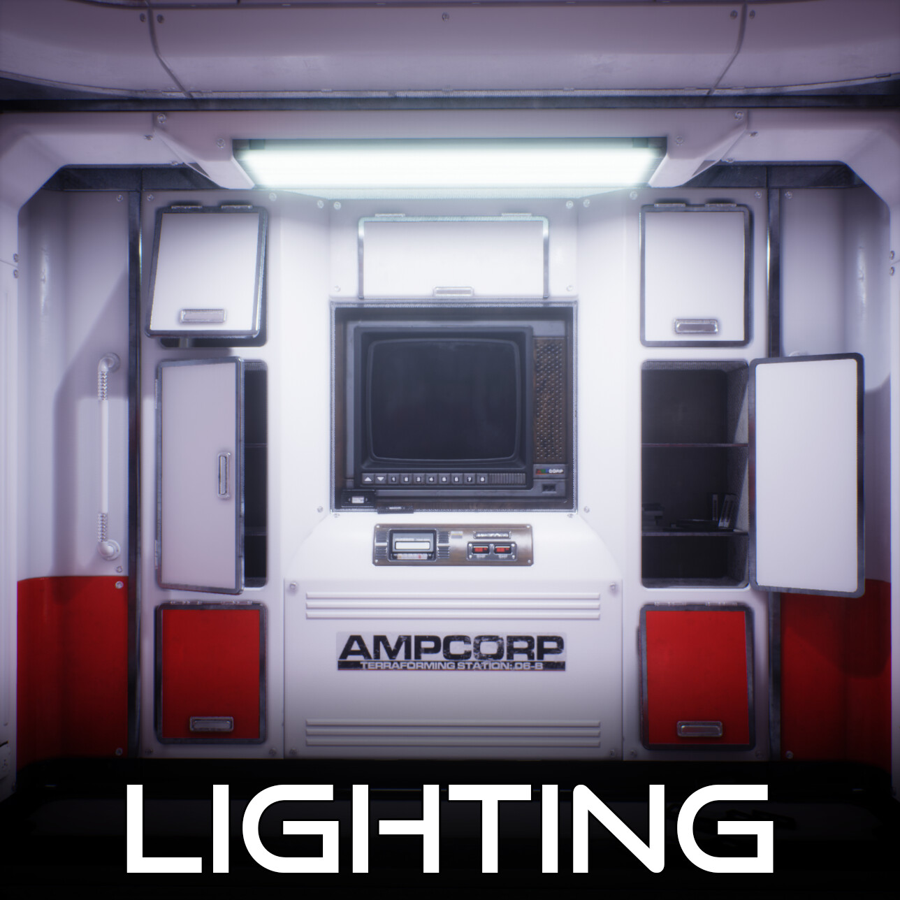 ArtStation - "Release" - Sci-fi Bunk Relight