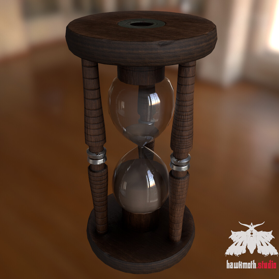ArtStation - Realistic Antique Hourglass