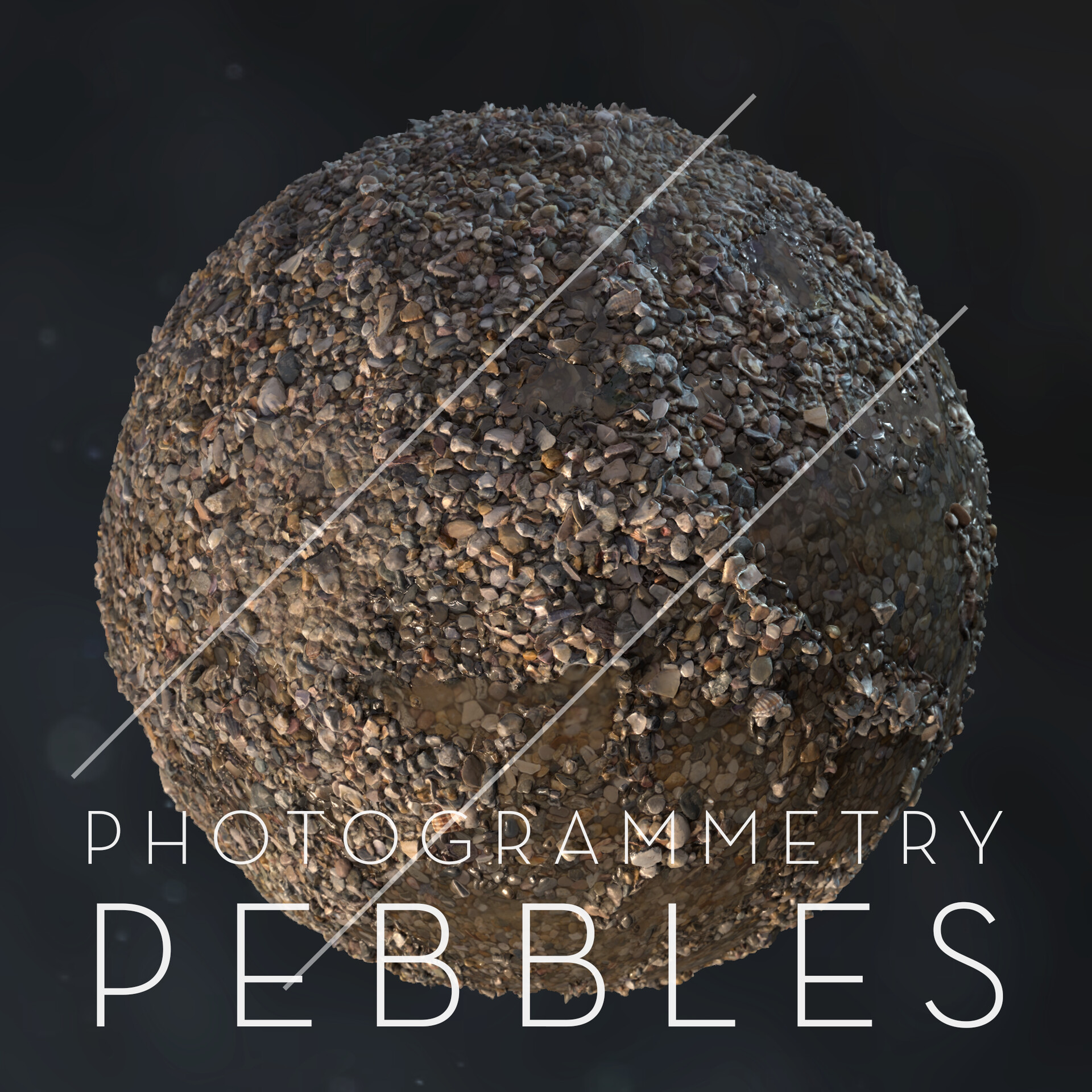 ArtStation - Material - Photogrammetry Pebbles