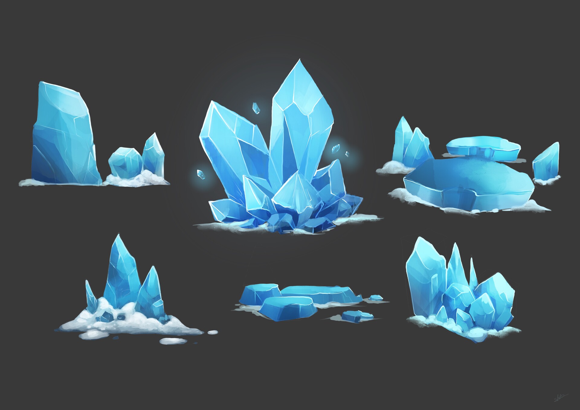 ArtStation - Ice World Concept