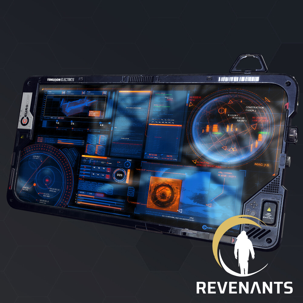 ArtStation - Handheld Intel UI