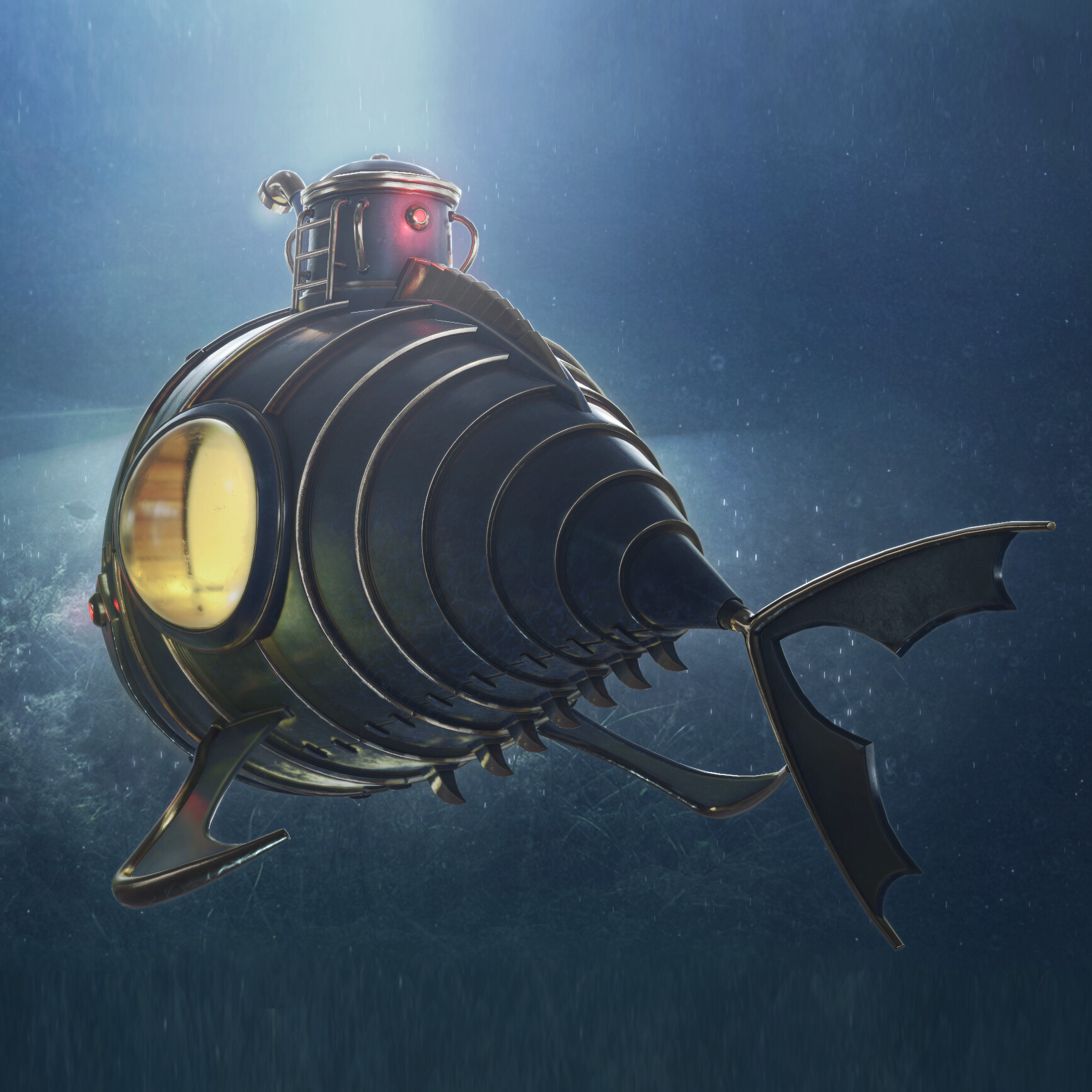 ArtStation - Fish submarine