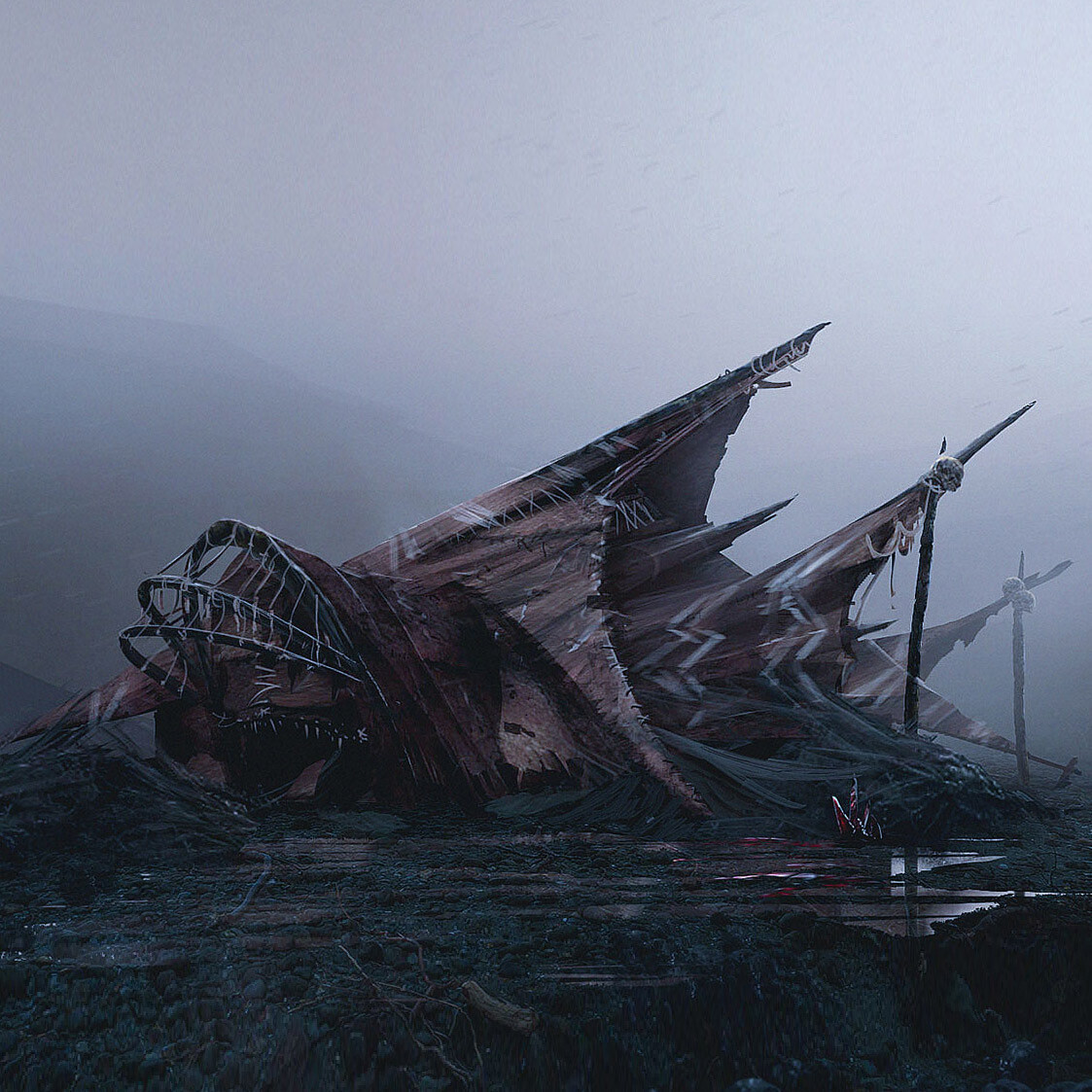 ArtStation - Swamps of hell - Devil's Hunt