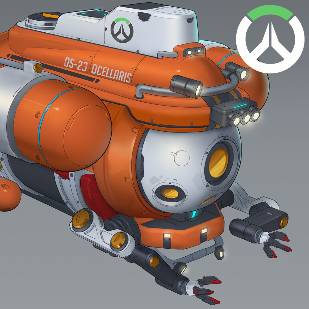ArtStation - Overwatch-Underwater Eco-point: Submarine (FAN CONCEPT)