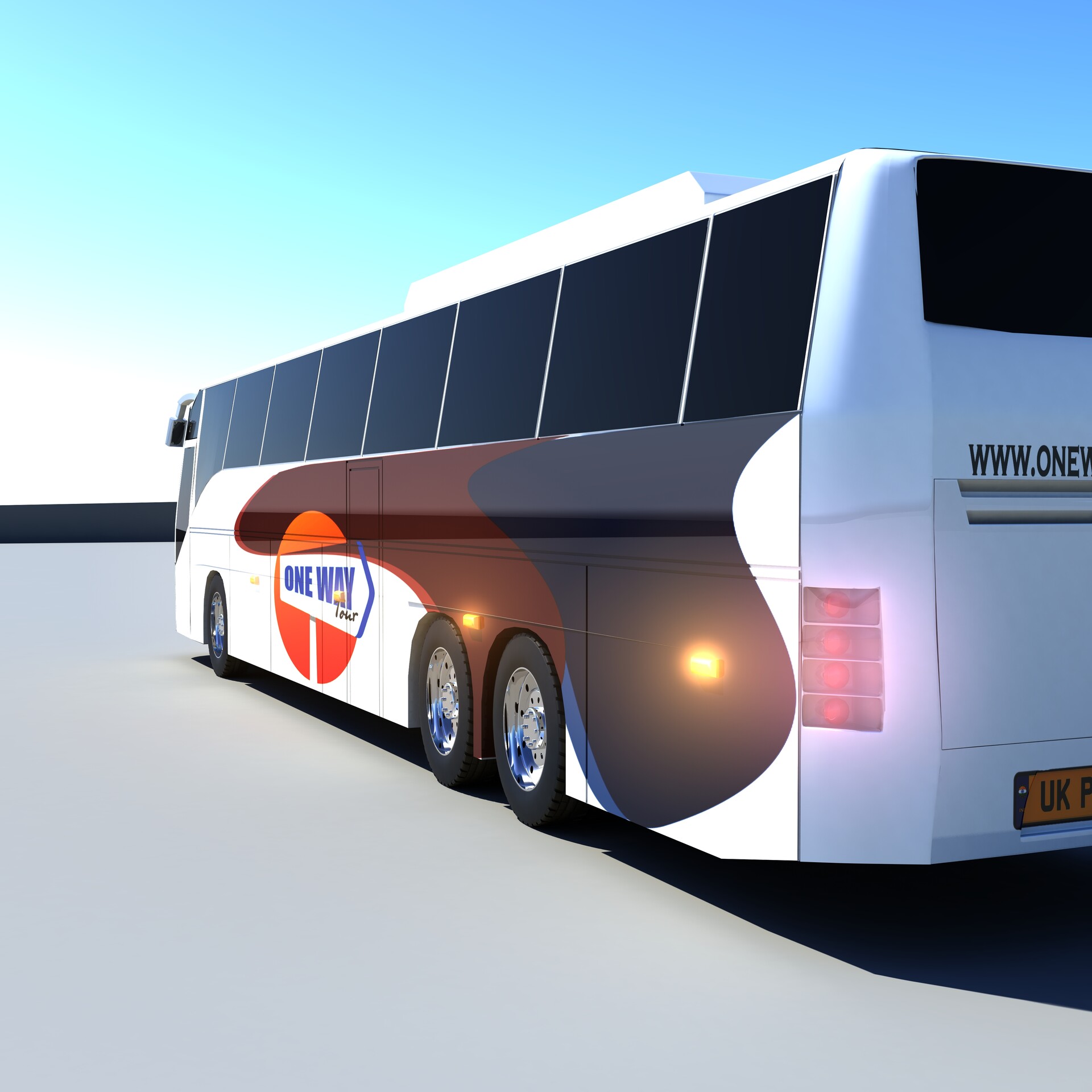 ArtStation - Volvo Bus