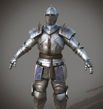ArtStation - Knight model; SubstPainter - Iray