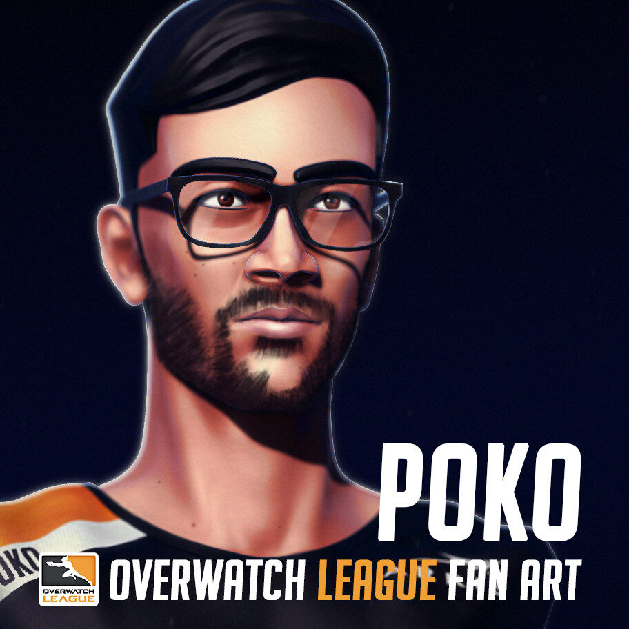 ArtStation - Overwatch League Philadelphia Fusion - Gaël "Poko" Gouzerch